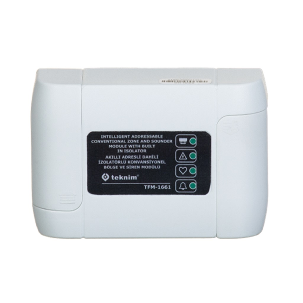 TFM-1661 Modulo zona y sirenas con aislador Teknim - Bran Sistemas